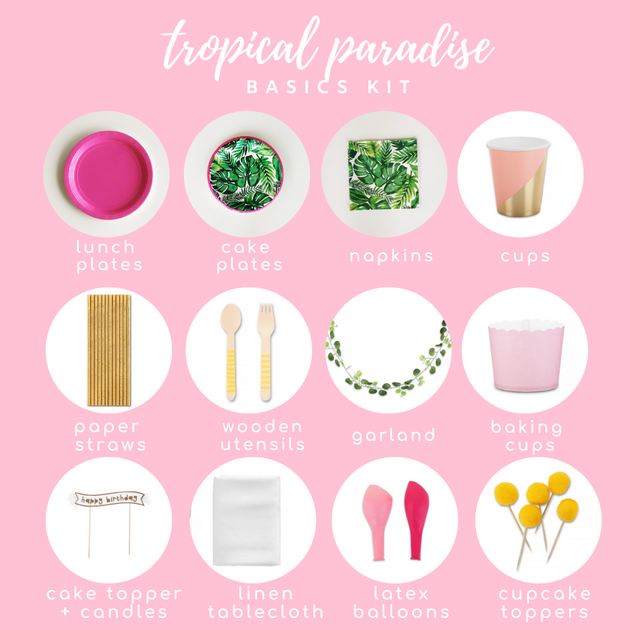 Party Kit - Tropical Paradise – Cottonwood Home