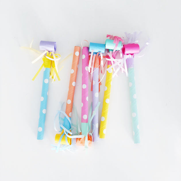 Pastel Party Blowers – Cottonwood Home